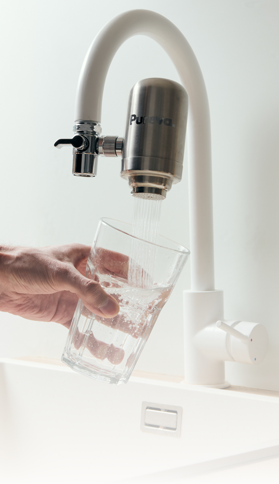 Pureva Water Filter | Naturally filtered water straight from the tap
