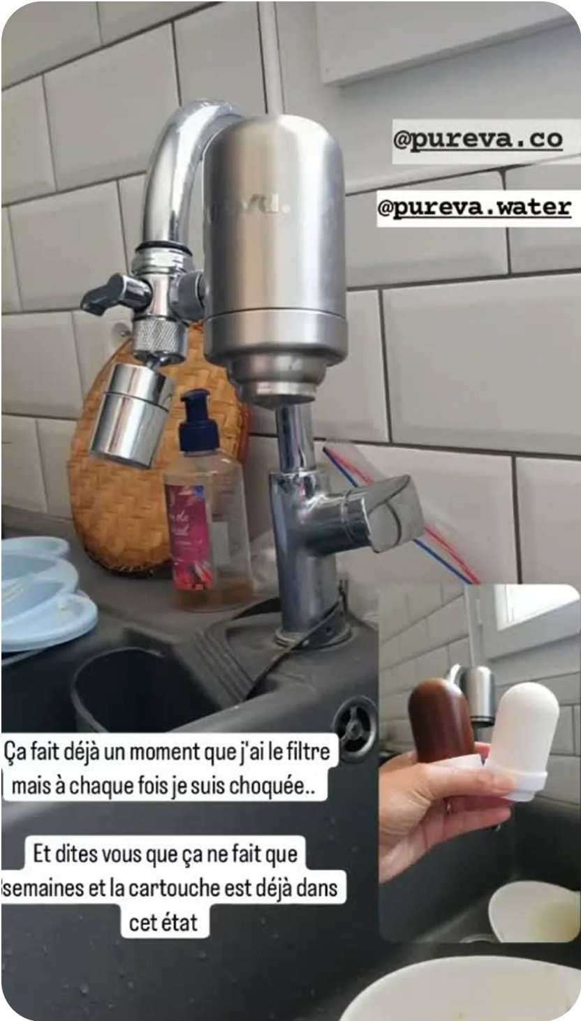 Pureva Water Filter | Naturally filtered water straight from the tap